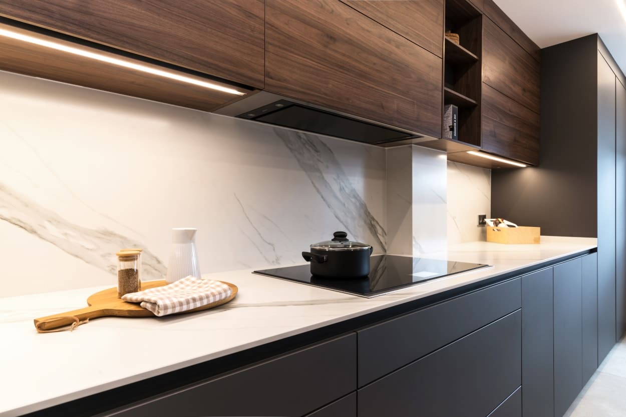 Mármol en la encimera como tendencia en nuestras cocinas